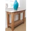 1m Reclaimed Teak Console/Hall Table - Sustainable Furniture