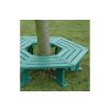 Recycled Plastic Hexagonal Tree Seat - Sustainable Furniture