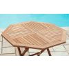 Teak Table Octagonal Folding 1.2m - Sustainable Furniture