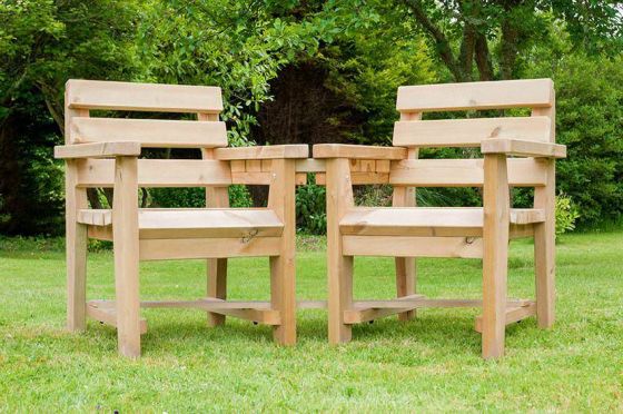 Woodland Style Forest Garden Benches and Seats - Sustainable Furniture