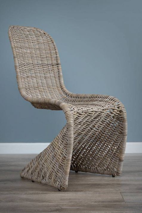 Stylish Wicker and Wood Dining Chairs - Sustainable Furniture