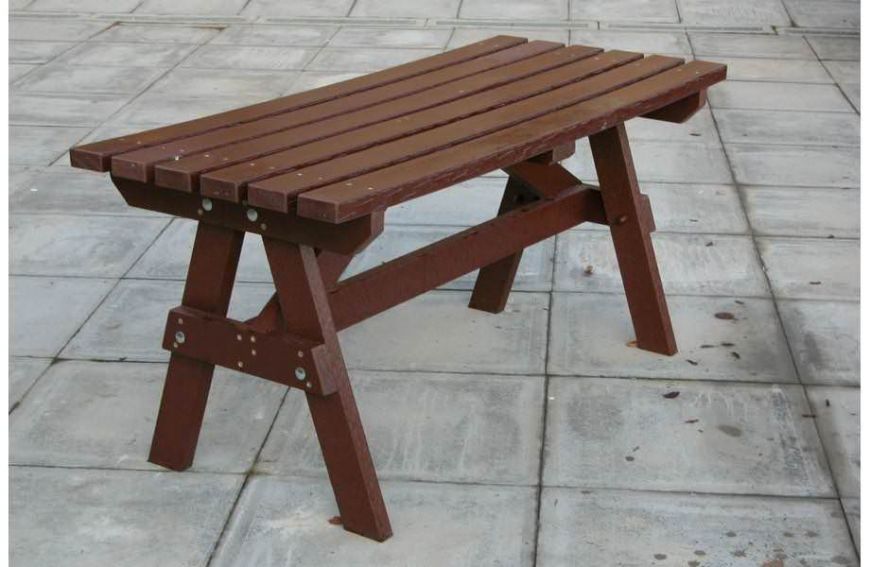 Recycled Plastic 'A' Table - Sustainable Furniture