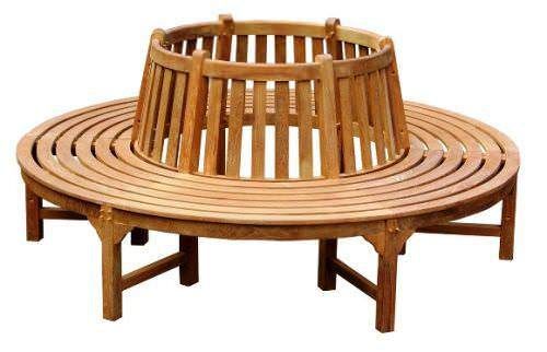 3.2m Teak Round Tree Seat - Sustainable Furniture