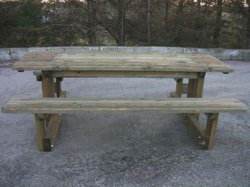 Disabled Access Picnic Bench with Hidden Sandpit - Sustainable Furniture