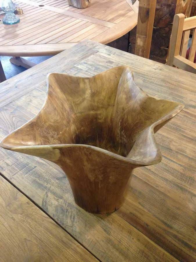 Teak Root Vase - Sustainable Furniture