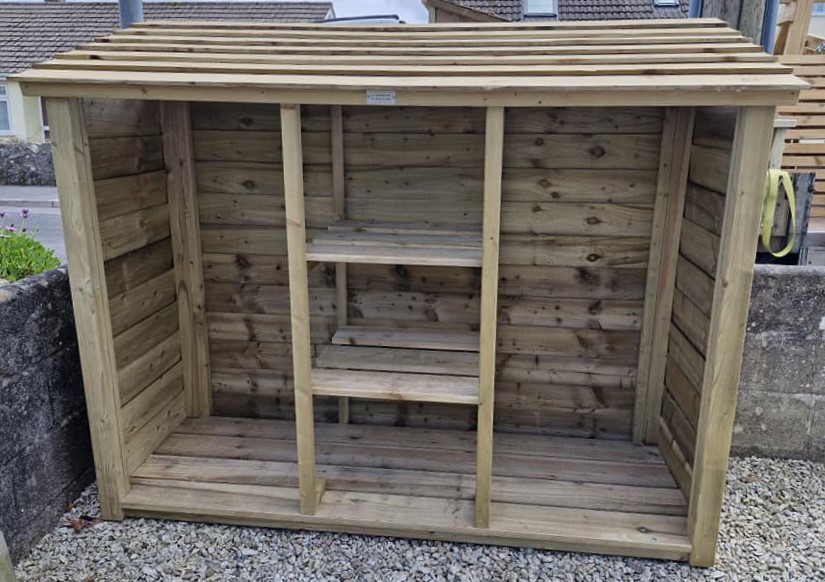 Swedish Redwood Recycling Store - 5 Sizes - Sustainable Furniture