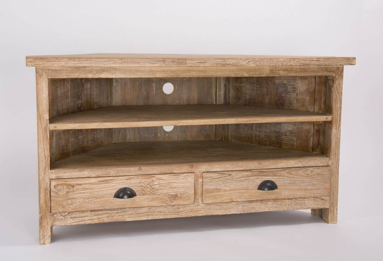 Teak corner tv unit store