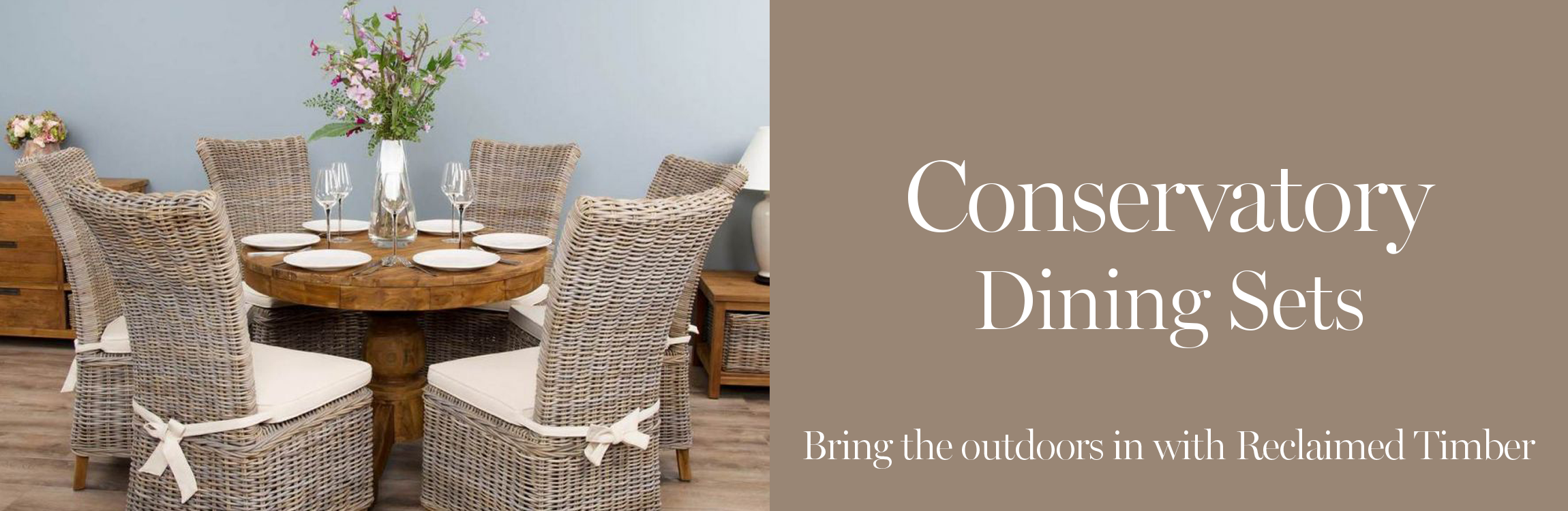 Conservatory Dining Sets - Conservatory Furniture - Sustainable Furniture